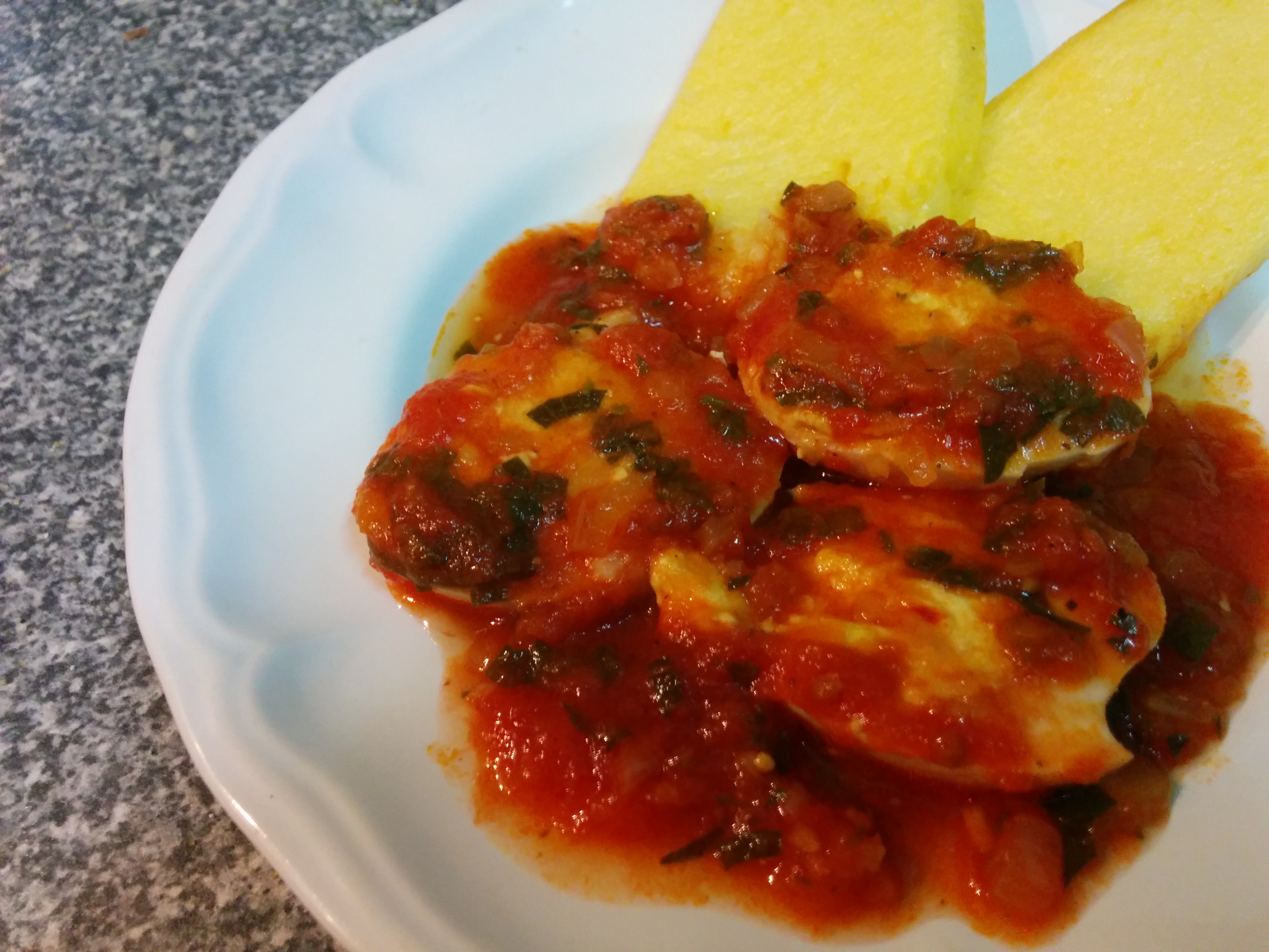 Eggs in Tomato Sauce or ‘al funghetto’ – The Grantham Gardener